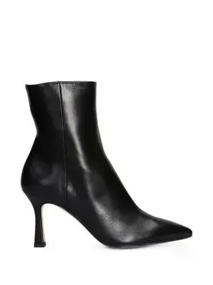 THE SELLER Pointed-toe Side-zip Ankle Boots - Black