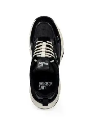 Moschino Paneled Logo-print Sneakers