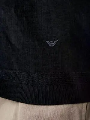 Emporio Armani Travel Essential Smooth Wool Polo-collar Sweater