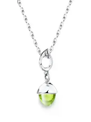 Tamara Comolli Mikado Flamenco Peridot Pendant - Silver