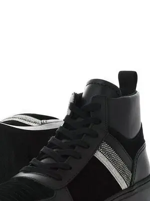 Fabiana Filippi High-top Sneakers With Rhinestone Embellishment