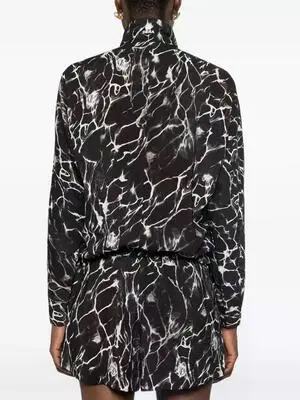 DEHA Abstract Print Zip-up Jacket