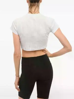 Champion Ribbed-knit Cropped T-shirt