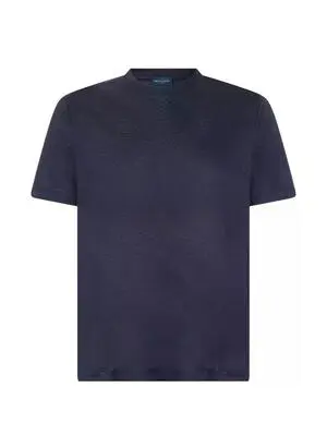 Paul & Shark Linen Short-sleeve T-shirt - Blue