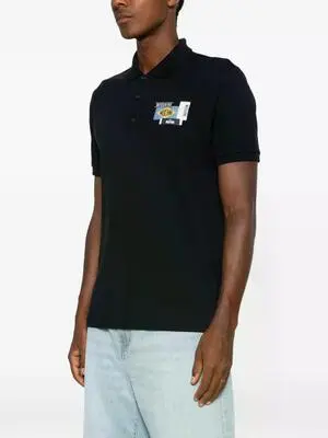 Moschino Logo-patch Polo Shirt
