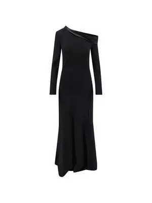 Alberta Ferretti One-shoulder Satin Gown