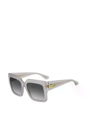 Etro Square Frame Sunglasses With Gold Tone Logo Hardware