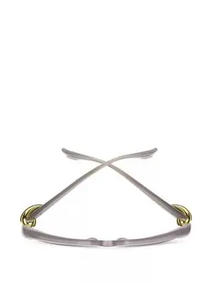 Etro Square Frame Sunglasses With Gold Tone Logo Hardware