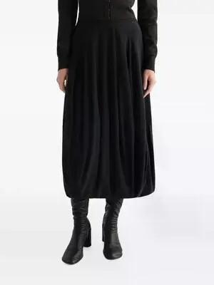 LEMAIRE Balloon Skirt In Silk Crepe De Chine
