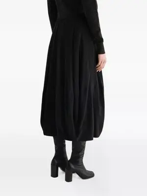 LEMAIRE Balloon Skirt In Silk Crepe De Chine