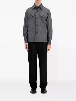 Harris Wharf London Button-up Shirt Jacket