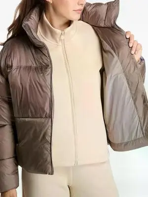 EA7 Natural Ventus7 Padded Bomber Jacket