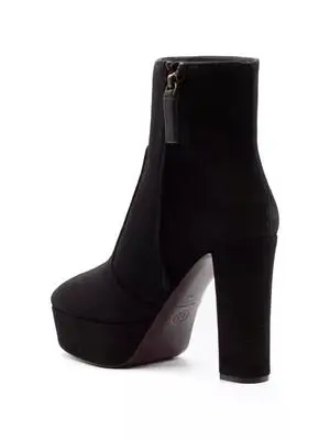 Roberto Festa Leather Ankle Boots - Black