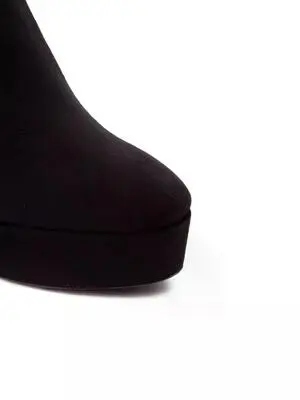 Roberto Festa Leather Ankle Boots - Black