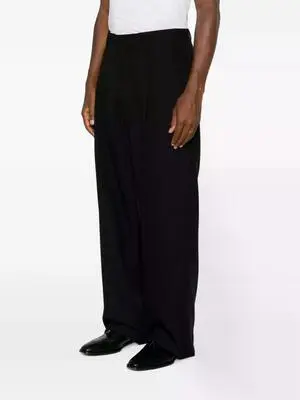 LARDINI Pleated Wide-leg Trousers