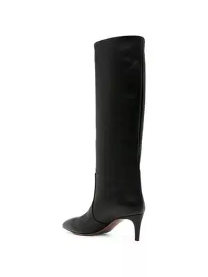 Paris Texas Pointed-toe Knee-high Boots