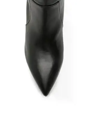 Paris Texas Pointed-toe Knee-high Boots