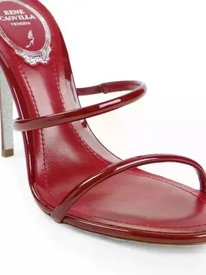 Rene Caovilla Cleo Patent-leather Sandals