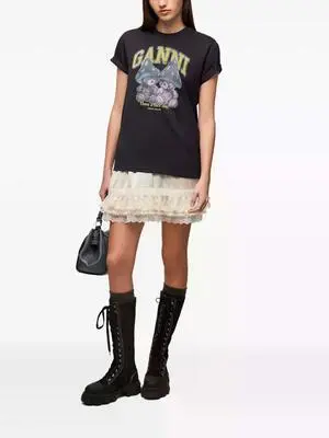 GANNI Graphic Print T-shirt