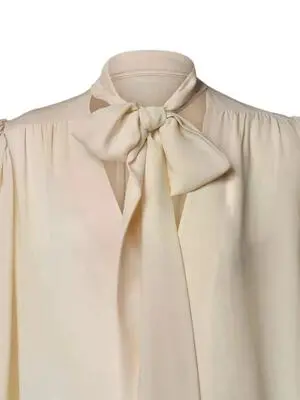 Valentino Garavani Bow-detail Silk Shirt
