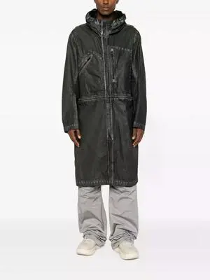 ISAAC SELLAM EXPERIENCE Etanche Hooded Coat