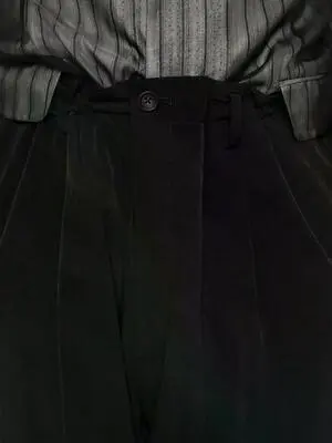 Yohji Yamamoto Pleated Wide-leg Trousers