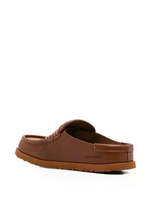 BIRKENSTOCK Naples Raffia-panel Mules
