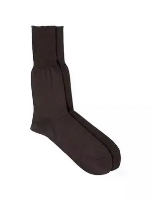 TAIGA TAKAHASHI Marl-effect Cotton Socks