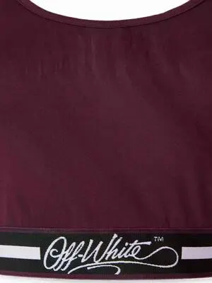 Off-White Logo-underband Crop Top