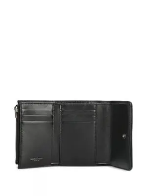 Saint Laurent Tri-fold Leather Wallet