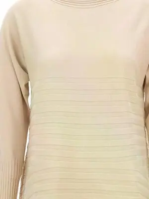 ELENA MIRÒ Long-sleeve Textured-knit Sweater