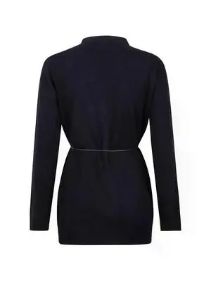 Peserico Belted Wrap-front Sweater