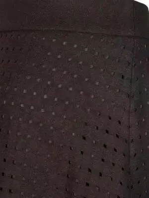 Peserico Perforated-design A-line Skirt