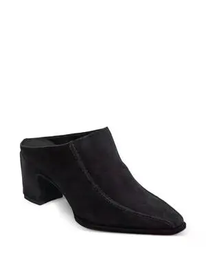 Bernardo Brynn Suede Square-toe Mules