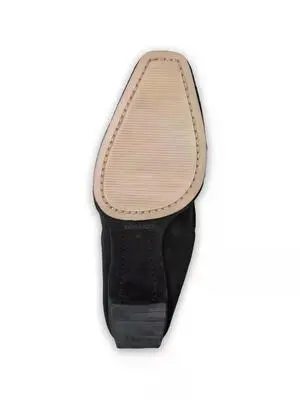 Bernardo Brynn Suede Square-toe Mules
