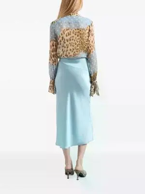 Nina Ricci Draped Midi Skirt