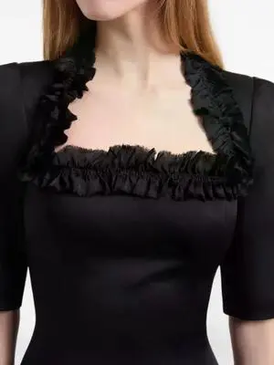 Nina Ricci Ruffle-trim Mini Dress
