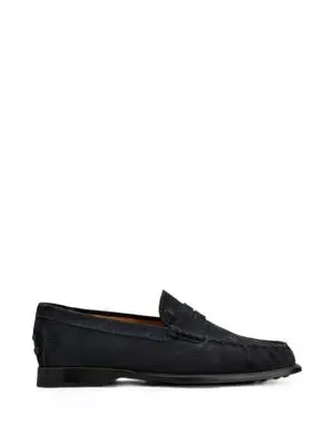 TOD'S Loafers In Suede - Blue