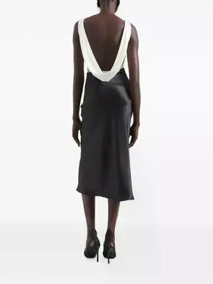 Nina Ricci Asymmetrical Draped Midi Skirt