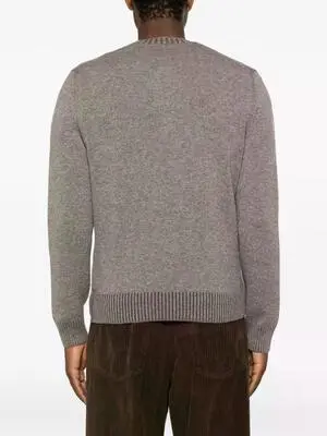 VENGERA Ribbed-knit-trim Sweater