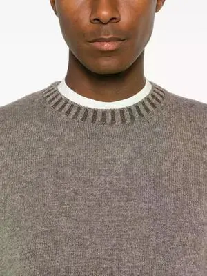 VENGERA Ribbed-knit-trim Sweater