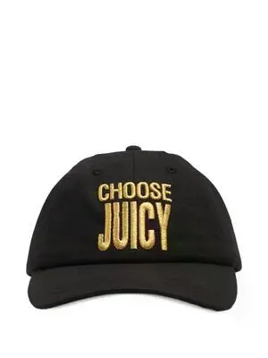 Juicy Couture Logo-embroidered Cap - Black