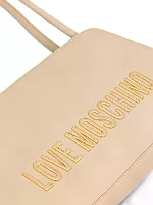 Moschino Logo-plaque Tote Bag