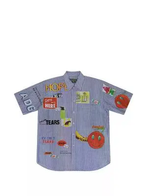 DENIM TEARS Bodega Striped Short-sleeved Shirt