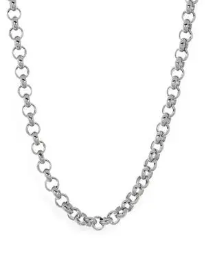 MARISSA COLLECTIONS Rolo Chain Necklace - Silver
