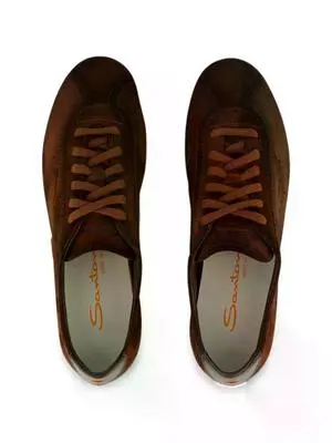 Santoni 70s Suede Sneakers