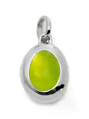 Monica Vinader August Birthstone Locket Necklace Pendant - Silver