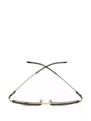 BOSS Square Frame Sunglasses With Double Bridge