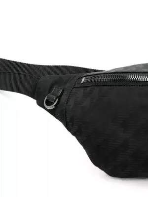 Emporio Armani Monogram-pattern Logo-plaque Belt Bag