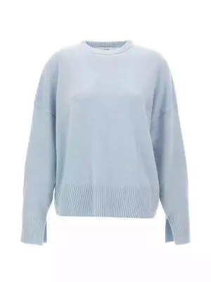 Loulou De Saison Anton Cashmere Crew Neck Sweater - Blue